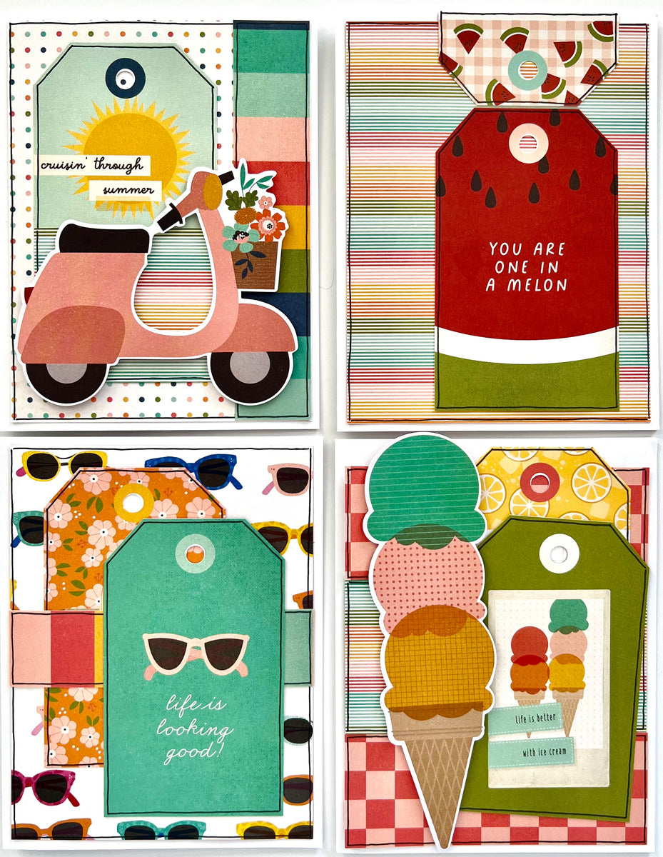 SS SUMMER CARDS – Heart Sisters Scrapbooking